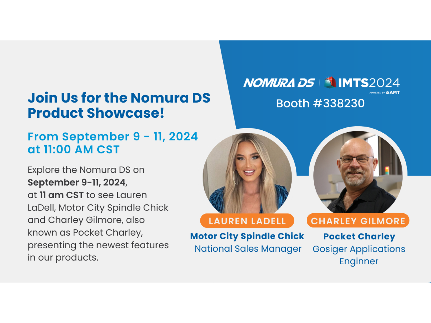 Nomura DS - International Manufacturing Technology Show 2024